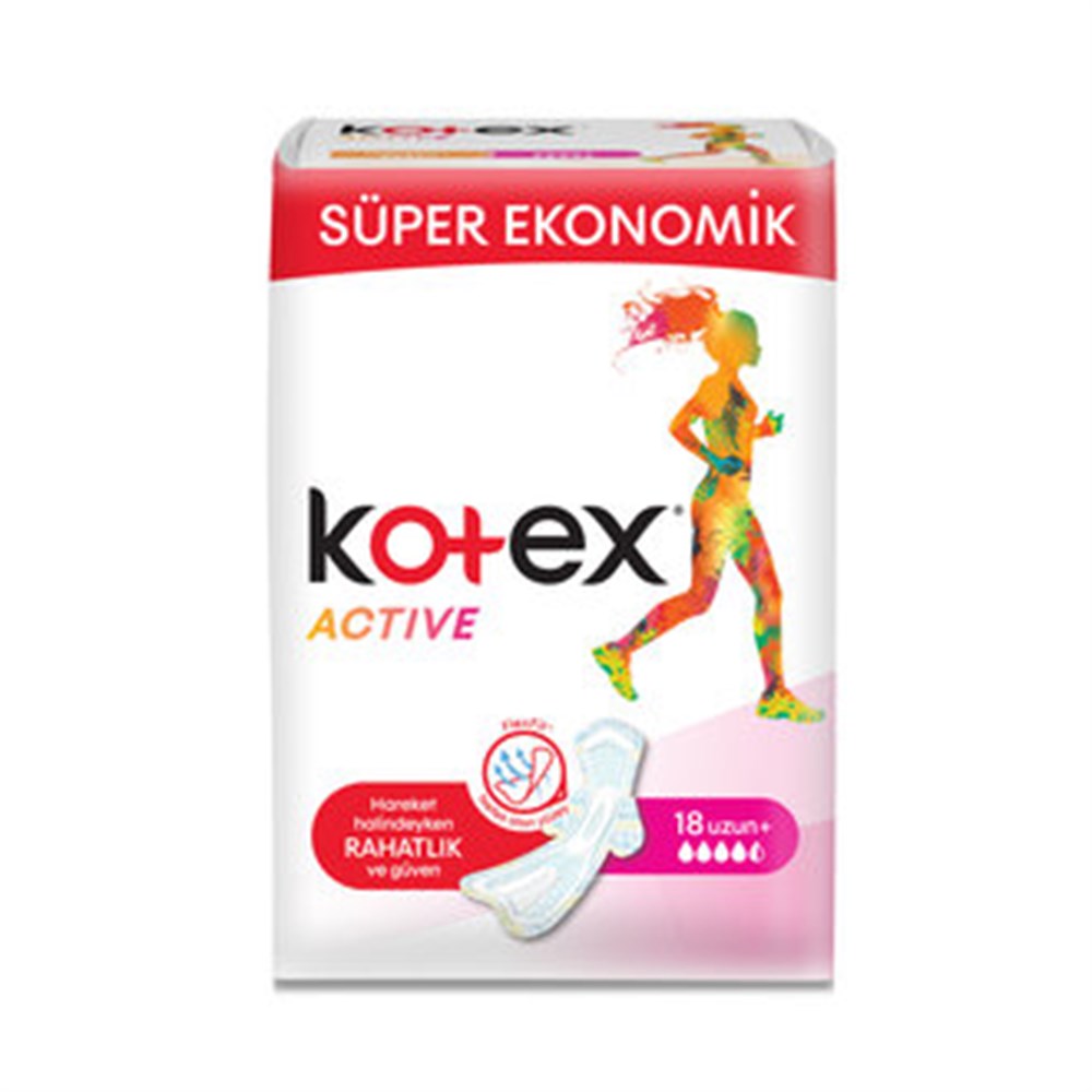 KOTEX ACTIVE 18LI UZUN – Kıbrıs Sanal Market
