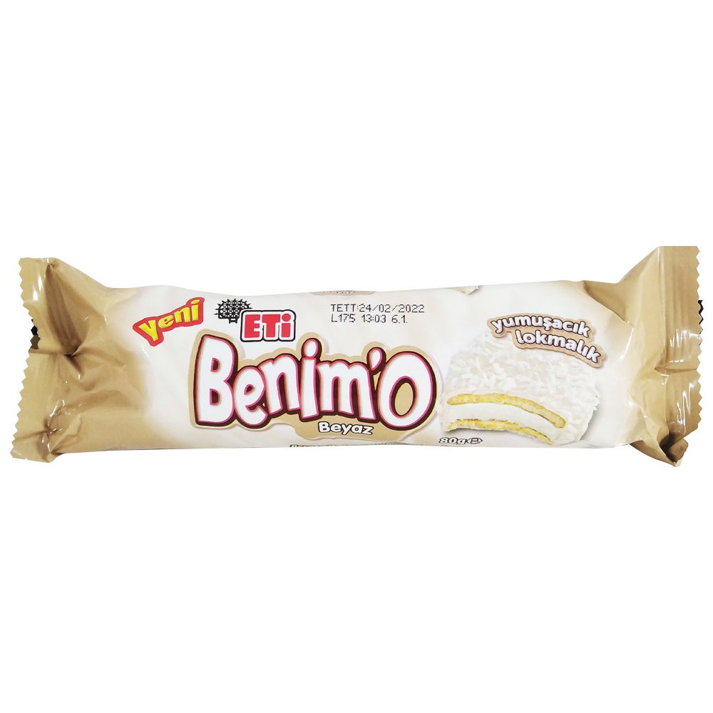 ETI BENIMO BEYAZ ÇİKOLATALI 80GR – Kıbrıs Sanal Market