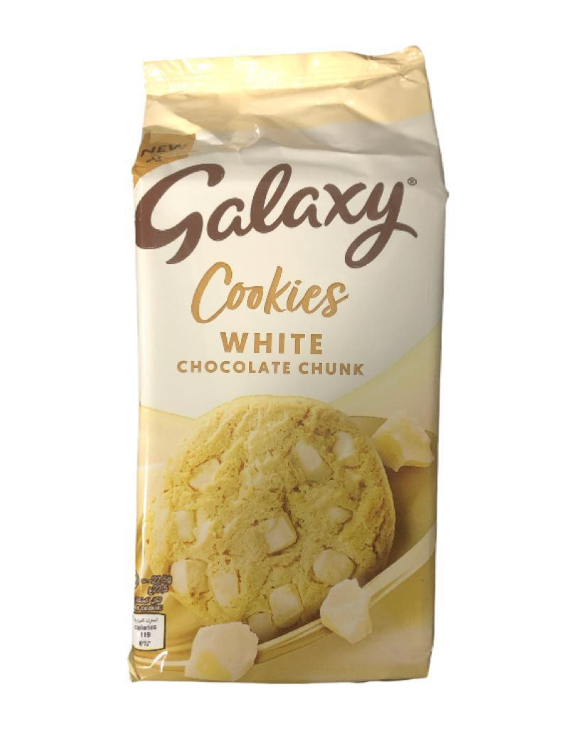GALAXY WHITE CHOCOLATE CHUNK COOKIES 180GR – Kıbrıs Sanal Market