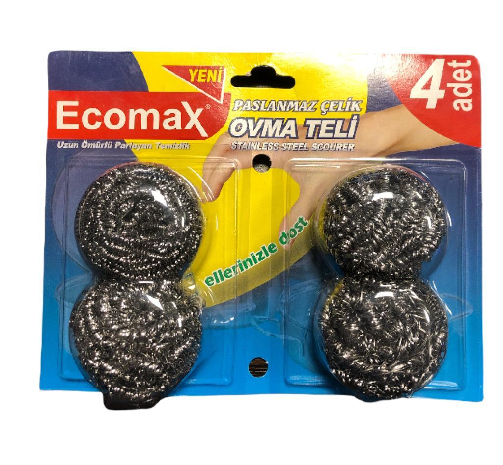 ECOMAX BULASIK TELI 4LU – Kıbrıs Sanal Market
