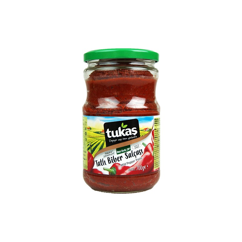 TUKAS TATLI BIBER SALCA 700GR – Kıbrıs Sanal Market