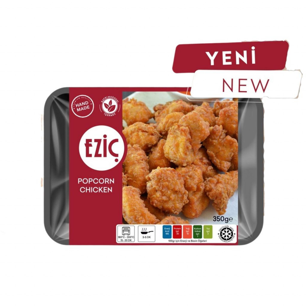 EZIC POPCORN CHICKEN 350GR – Kıbrıs Sanal Market