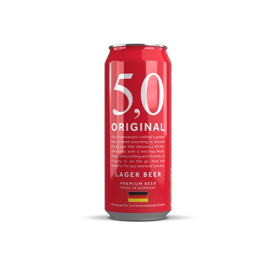 5.0 ORIGINAL LAGER BEER 50CL – Kıbrıs Sanal Market