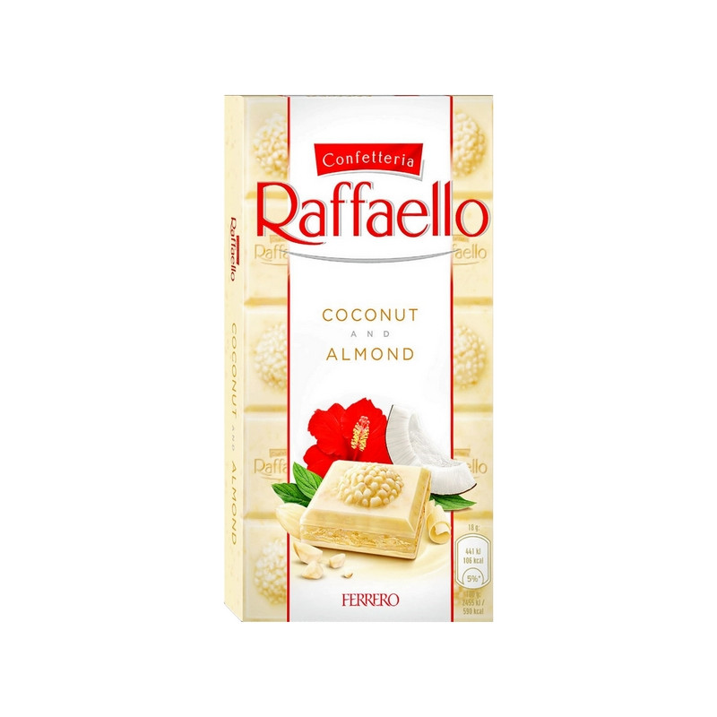RAFFAELLO COCONUT & ALMOND WHITE 90GR – Kıbrıs Sanal Market